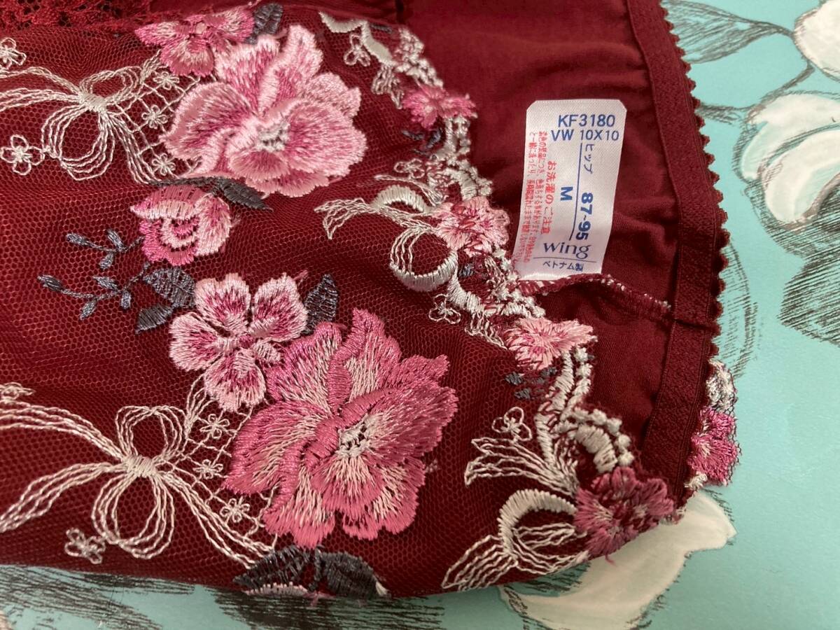 【未使用】未使用＊ワコール＊wing＊B80・ショーツMセット【3】kireiキレイ3/4カップワインレッド・エンジ系の落札情報詳細 - Yahoo!オークション落札価格検索 オークフリー