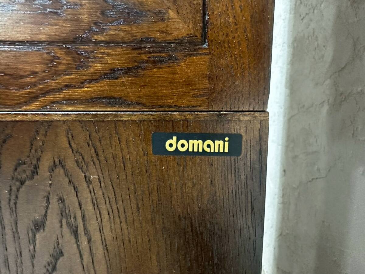 【目立った傷や汚れなし】『domani』ドマーニ Morganton モーガント キャビネット キュリオケース 飾棚 飾り棚 本棚 食器棚 ...