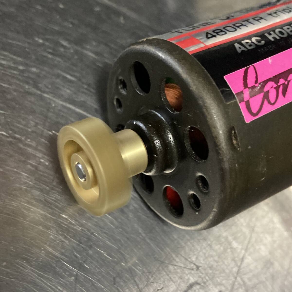 【傷や汚れあり】当時物 実働確認済 モーター ABC ホビー M＆Y 480 RTR triple TUNE UP MOTOR ラジコン RC ...