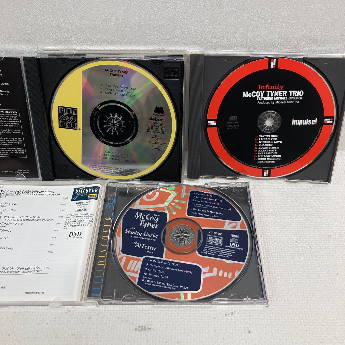 【やや傷や汚れあり】I0513A3 マッコイ・タイナー McCOY TYNER CD 6巻セット 音楽 洋楽 ジャズ JAZZ / FLY WITH THE WIND / NIGHTS OF ...