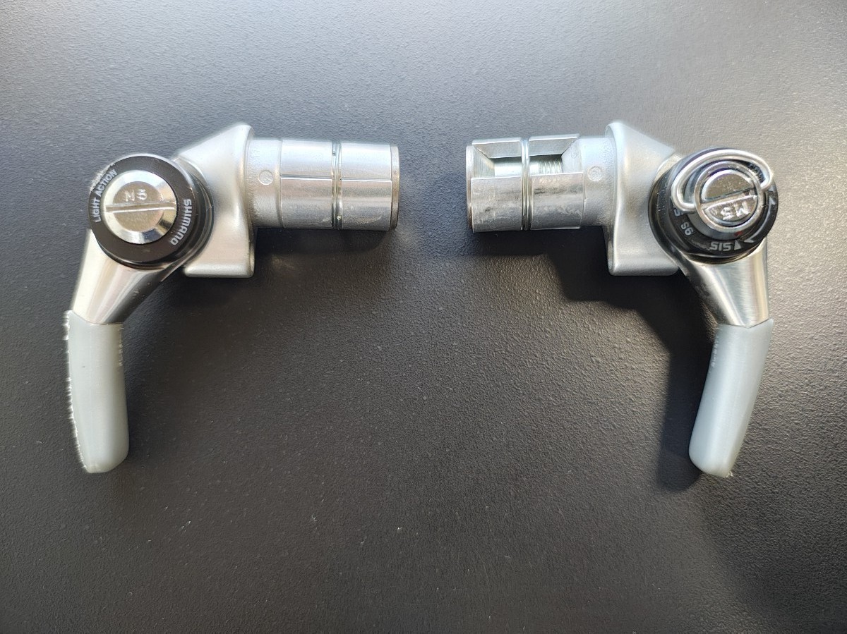 【未使用に近い】【送料無料】仮組のみ SHIMANO SL-BS77 Dura ace 9速 デュラエース/バーエンドシフター/バーコン ...