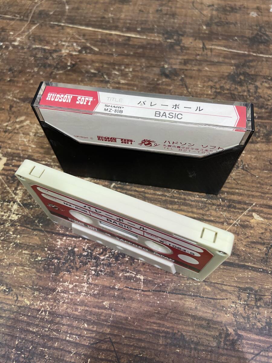 【目立った傷や汚れなし】S-20 MZ-80B バレーボール BASIC SHARP パソコン用ゲームソフト プログラムカセットテープ ハドソン 当時物 レトロの落札情報詳細 - Yahoo ...