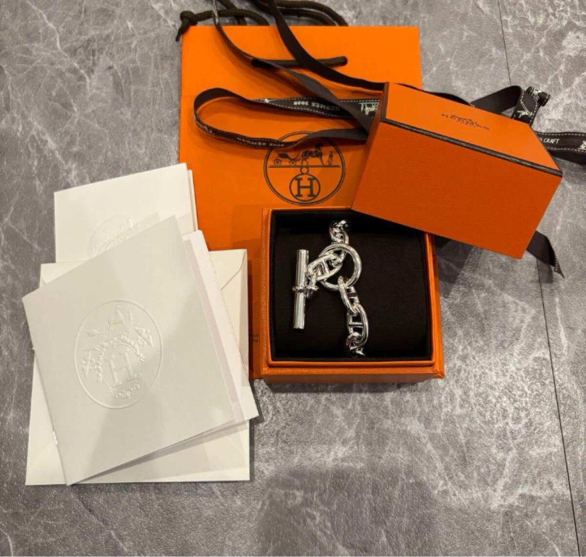 【未使用】【新品未使用】HERMS シェーヌダンクルGM13 箱、保証書付きの落札情報詳細 - Yahoo!オークション落札価格検索 オークフリー