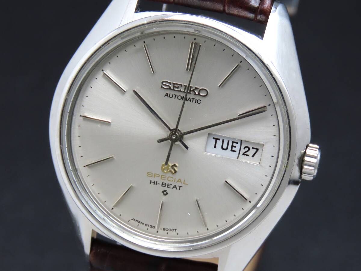 【傷や汚れあり】1円～! 稼動品★正規品 SEIKO セイコー 6156-8000 グランドセイコー スペシャル ハイビート 自動巻き デイデイト メンズ腕時計 PPKLG559の落札情報詳細 ...