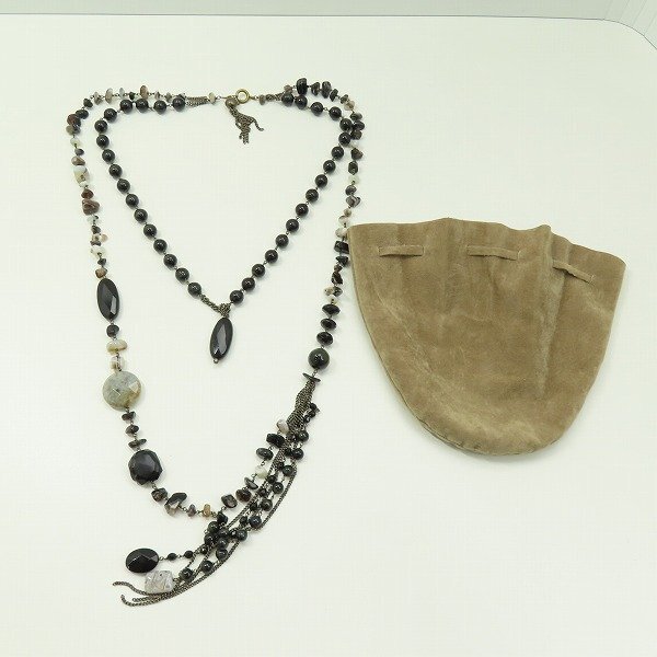 【やや傷や汚れあり】Donatella Pellini/ドナテラペリーニ ネックレス ブラック /UPKの落札情報詳細 - Yahoo!オークション落札価格検索 オークフリー