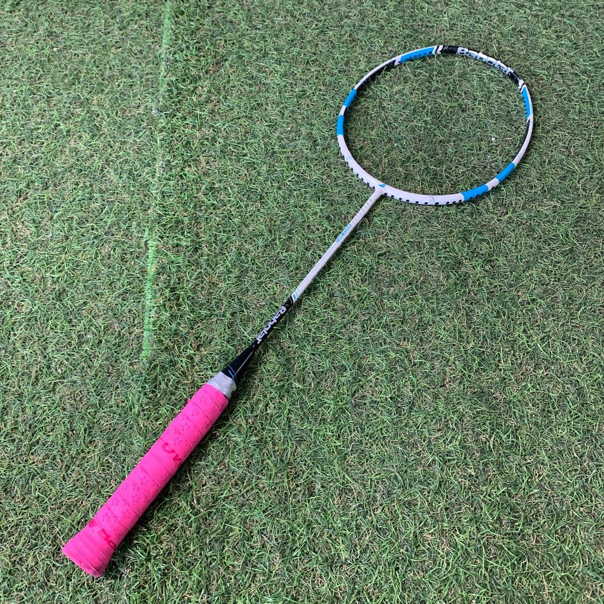 【やや傷や汚れあり】LF021-N92 Babolat バボラ SATELITE ESSENTIAL バトミントンラケット 傷汚れ有り 試打品 ...