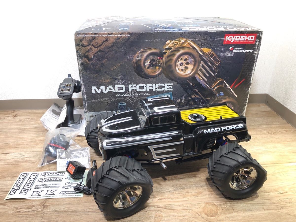 【傷や汚れあり】7/094 【ジャンク】 KYOSHO エンジンRC ラジコン 1/8 GP 4WD MAD FORCE マッドフォースクルーザー KE25 箱・説明書あり 京商の落札情報詳細 ...