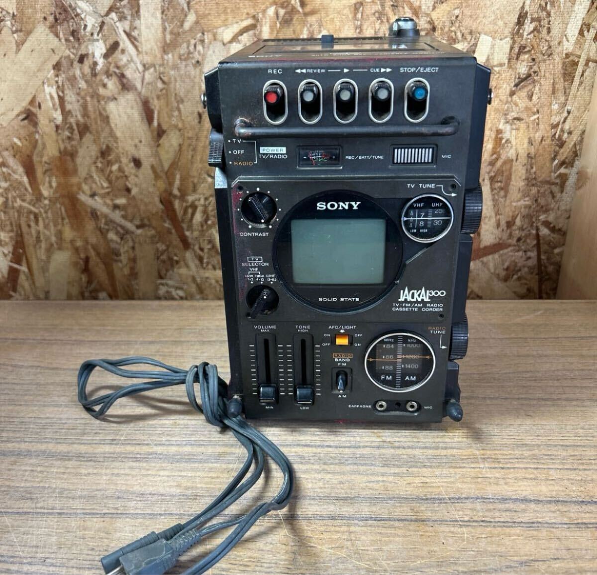 【全体的に状態が悪い】ジャンク品 SONY ソニー FX-300 現状品 ラジカセ ラジオカセットコーダー JACKAL300 JACKAL ジャッカル AM TV-FM アンティークの落札 ...