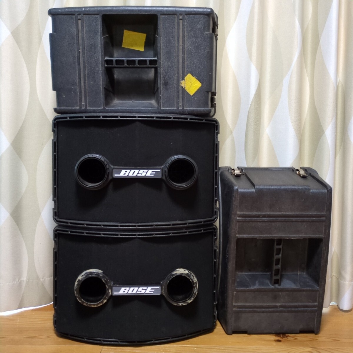 【目立った傷や汚れなし】BOSE 802 SERIES II ボーズ ボーズ PA/SR用 パッシブ型スピーカーシステム スピーカー ペア 音出し確認済み フロントカバー付き 音響機器の落札 ...