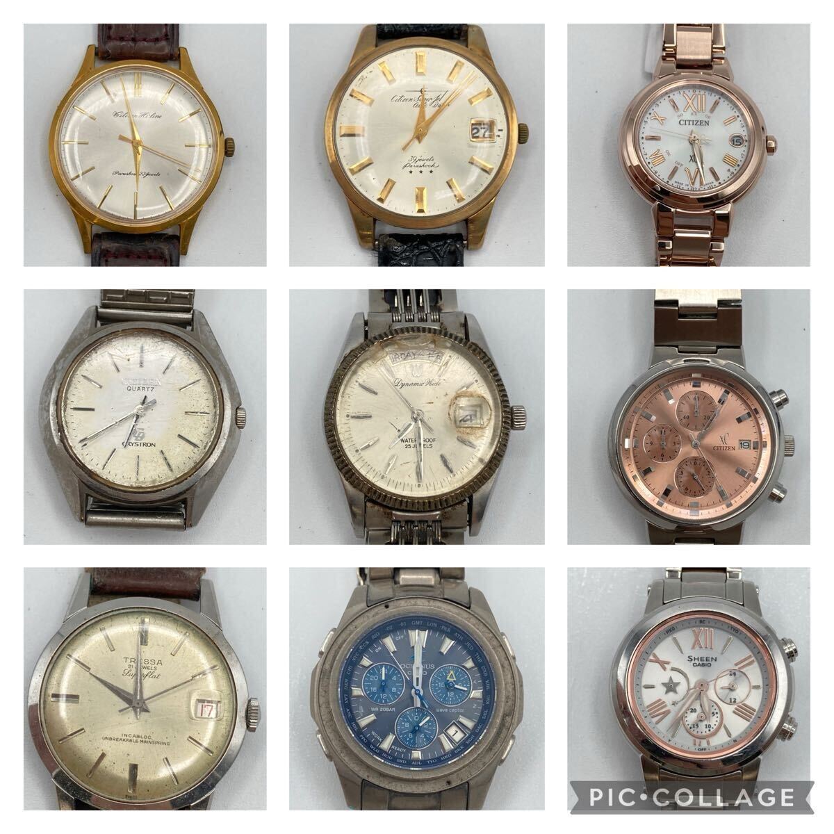 CITIZEN シチズン CRYSTRON クリストロン デイデイト 8630-860144 Y クオーツ 動作品の落札情報詳細 ...