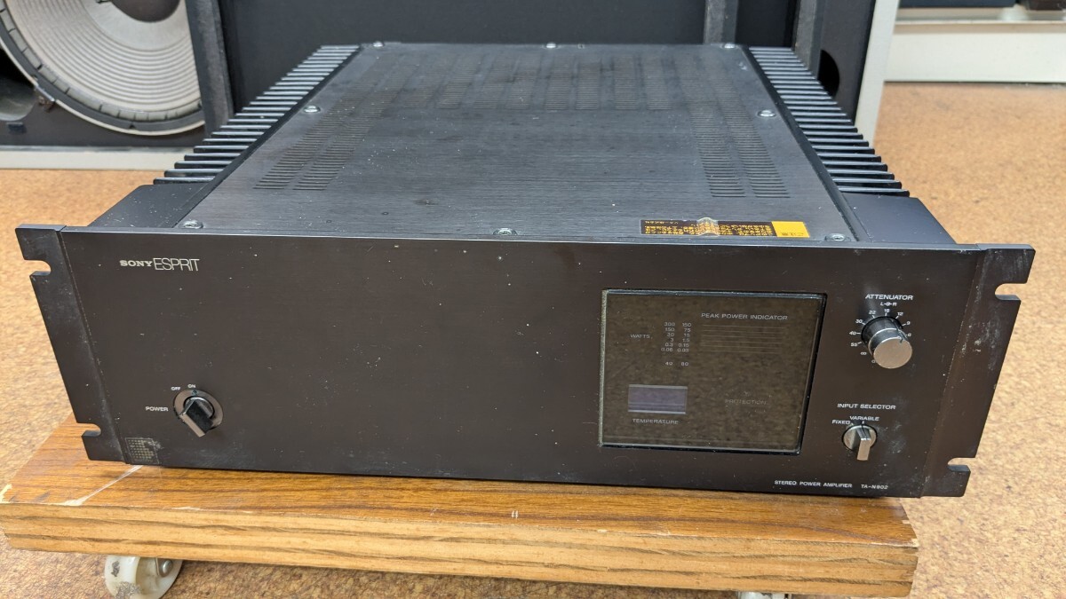 【全体的に状態が悪い】 動作確認 訳あり SONY ESPRIT TA-N900 ステレオパワーアンプ/モノラルパワーアンプ エスプリの落札情報詳細 - Yahoo!オークション落札価格検索 ...