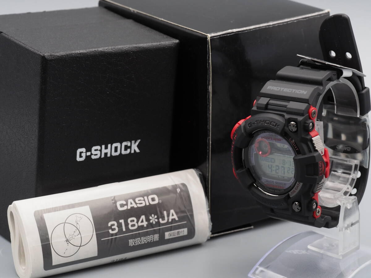 【未使用に近い】超美品 CASIO カシオ G-SHOCK ジーショック FROGMAN フロッグマン 2014年 イルクジ GF-8250K-4JR 腕時計 デジタル タフソーラー 動作確認 ...