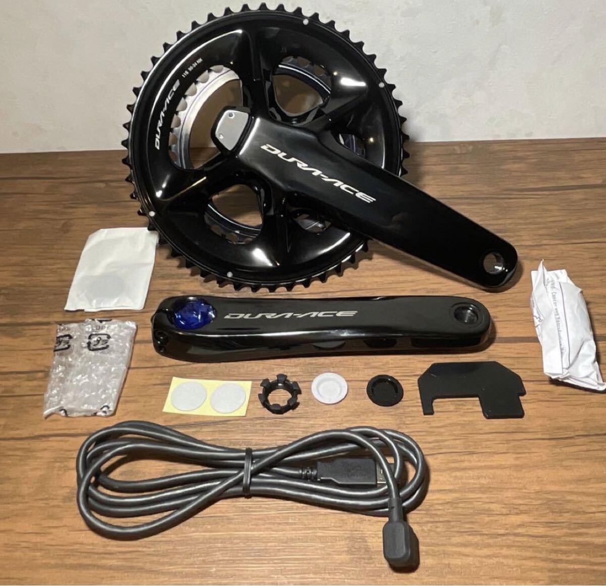 【未使用】Shimano シマノ デュラエース パワーメーター FC-R9200-PX (FC-R9100-P) リコール 代替品クランク ...