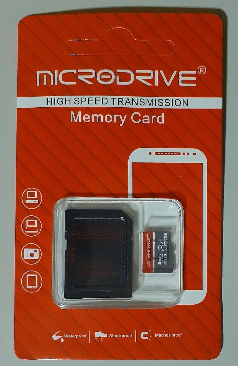 【未使用】6559 未使用未開封 microSDカード 64GB 3個まとめて microdrive HIGH SPEED ...