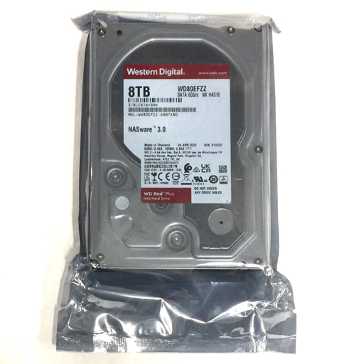 【傷や汚れあり】【R102/R103(m)】Western Digital WD Red 3.5インチHDD 1TB WD10EFRX 使用 ...