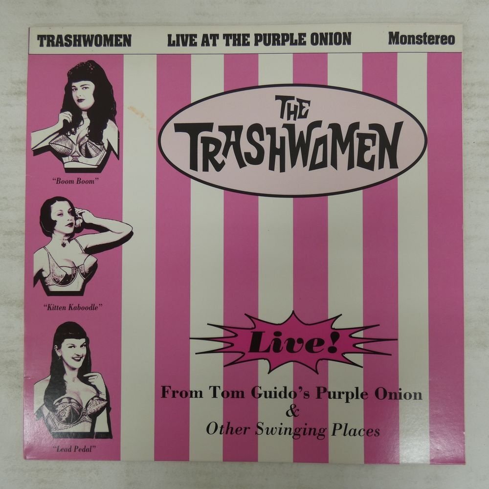 【やや傷や汚れあり】48100785;【Germany盤】The Trashwomen / Live! From Tom Guido's ...
