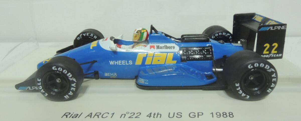 【未使用】spark 1/43 Rial ARC1 4th US GP 1988（#22/Andrea de Cesaris）の落札情報詳細 ...