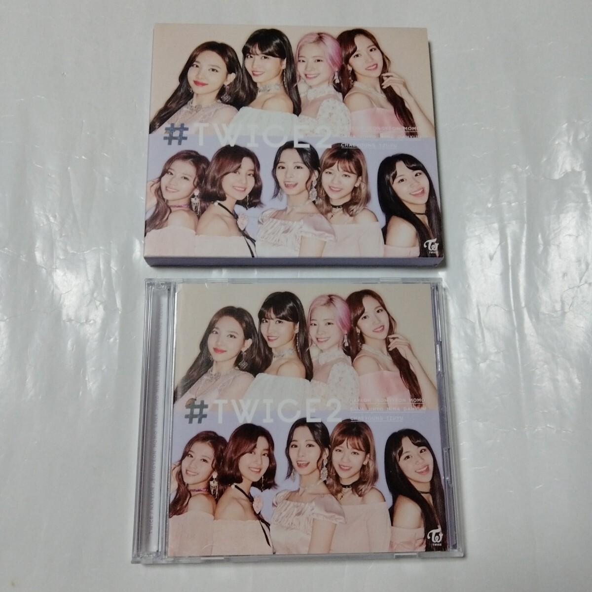 【やや傷や汚れあり】送料込み TWICE トゥワイス CD＋DVD 2nd BEST ALBUM ☆#TWICE2☆ 10曲 初回限定盤B ...