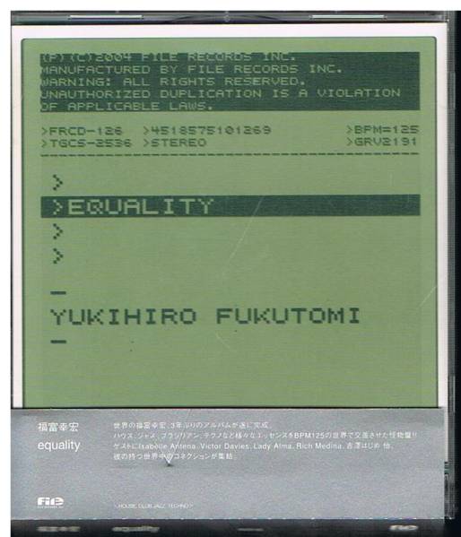 【やや傷や汚れあり】equality/福富幸宏の落札情報詳細 - Yahoo!オークション落札価格検索 オークフリー