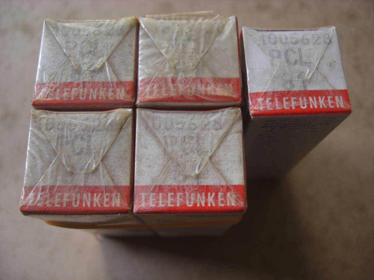 【新品】PCL81/TELEFUNKEN元箱入り 5本セットの落札情報詳細 - Yahoo!オークション落札価格検索 オークフリー