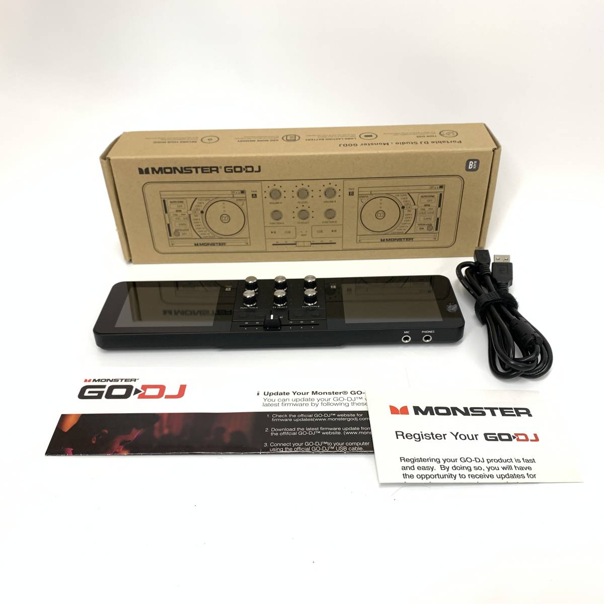 MONSTER GODJ ブラック Portable, Stand-Alone DJ System and Production Studio ...