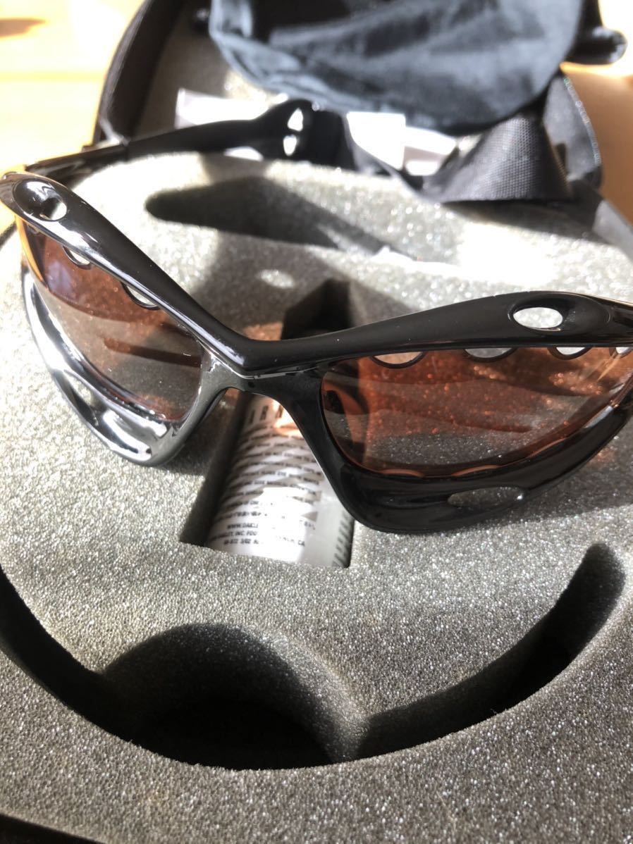 希少オークリーウォータージャケット廃盤 OAKLEY WATER JACKET 名作Jet Black/VR28 Black Iridium ...