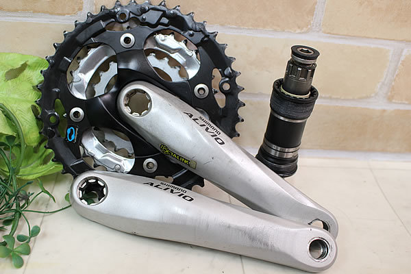 1円スタート 売切り!! ★ 良品 SHIMANO ALIVIO FC-M410 170×42/32/22T オクタリンク トリプル クロスバイク シマノ アリビオの落札情報詳細 - ヤフオク ...