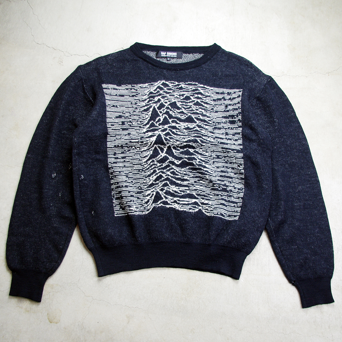 RAF SIMONS 2003-2004A/W Closer期 Joy Division Unknown Pleasures ニット/ラフシモンズ 初期 アーカイブの落札情報詳細 ...