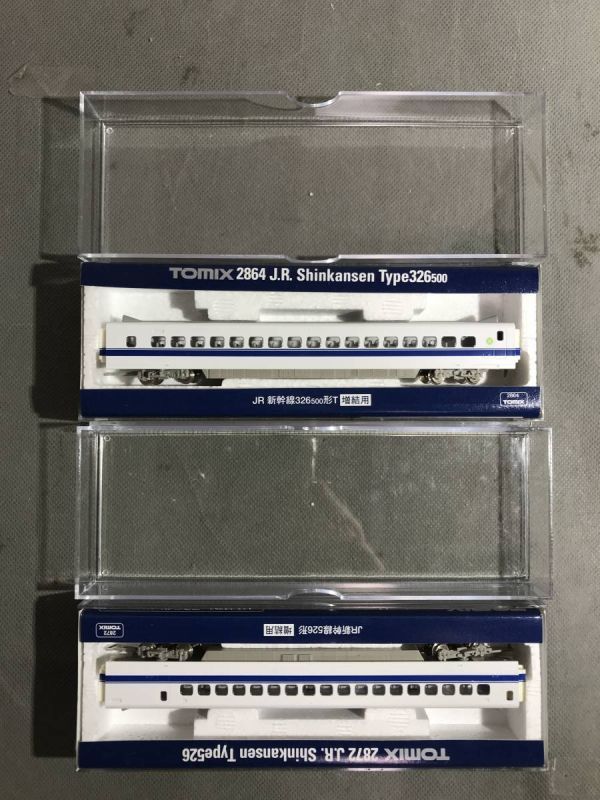 4＃2B/7222 TOMIX 2864 300系 新幹線[326-500]T車/2872 JR新幹線526形 増結用 2点セット Nゲージ ...