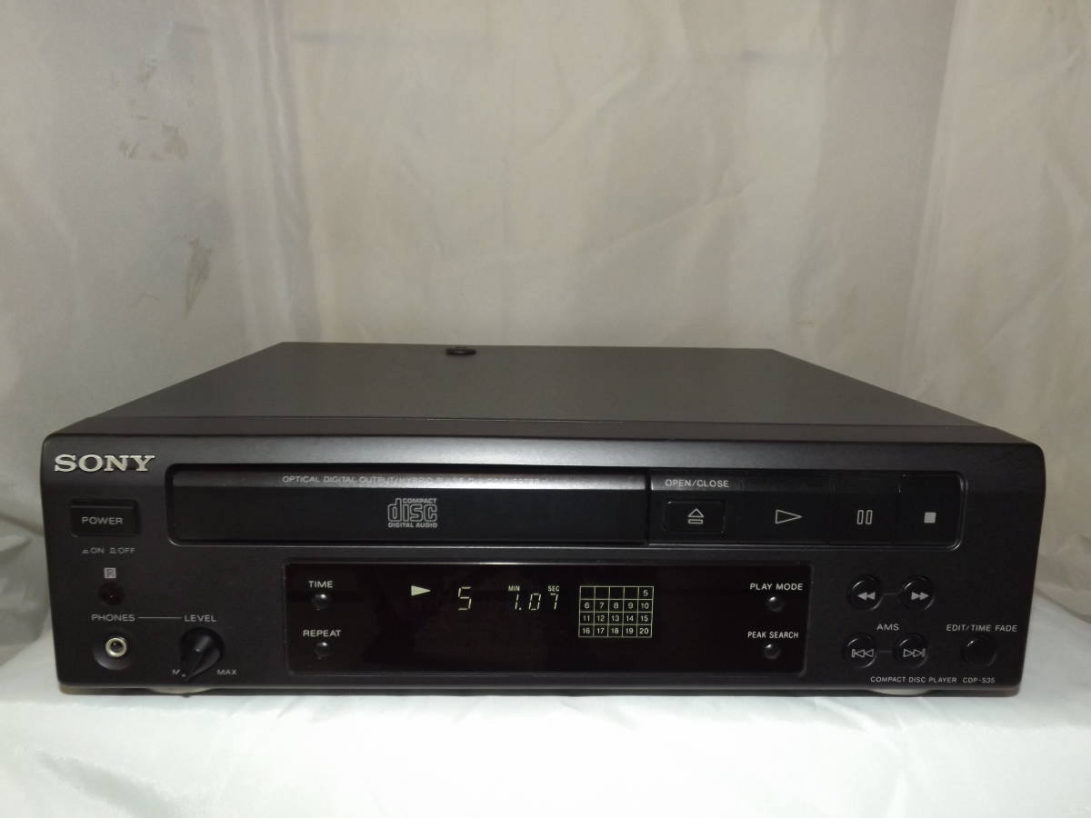 SONY CDP-S35 真空管バッファー＆超高精度クロック実装 高音質改造品 の落札情報詳細 - Yahoo!オークション落札価格検索 オークフリー
