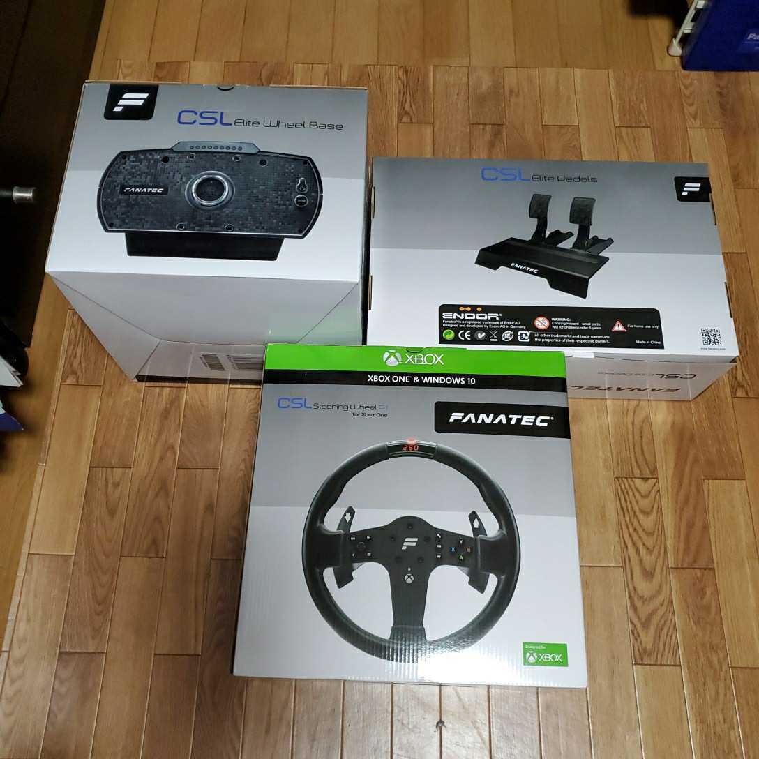 Fanatec CSL Elite Wheel Base+CSL Steering Wheel P1 for Xbox One+CSL ...