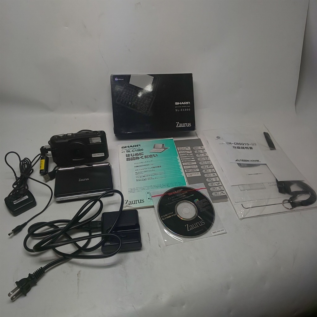 ザウルス SHARP パーソナルモバイルツール SL-C1000 カメラ/コニカ QN01C 取説/インストールCDROM付【J0206A19】の落札情報詳細 - Yahoo!オークション落札 ...
