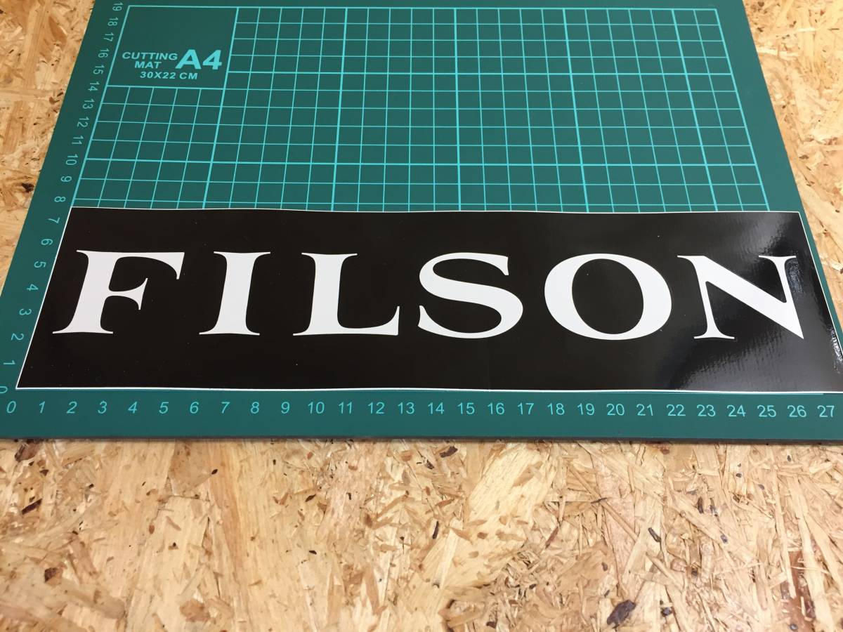 【未使用】FILSON STICKER フィルソン ステッカー シール の落札情報詳細 - ヤフオク落札価格検索 オークフリー