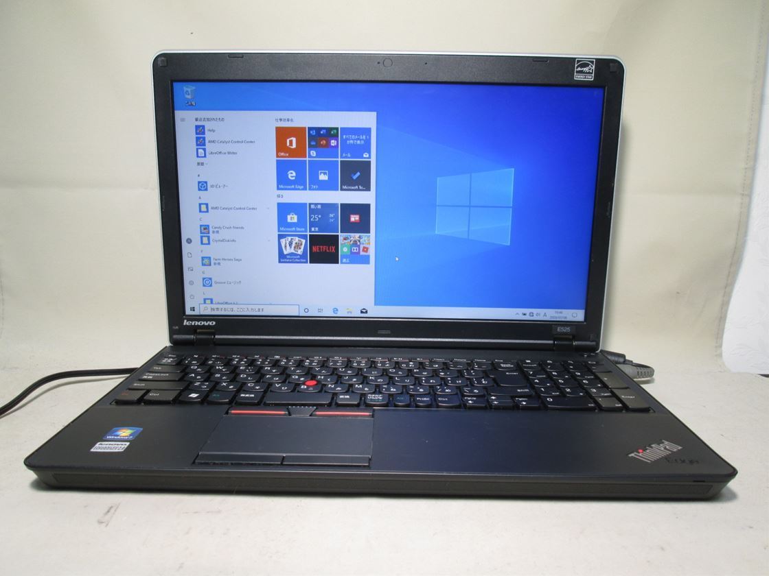 Lenovo ThinkPad Edge E525 1200RZ5 AMD E2-3000M 1.8GHz 4GB メモリ 320GB HDD ...
