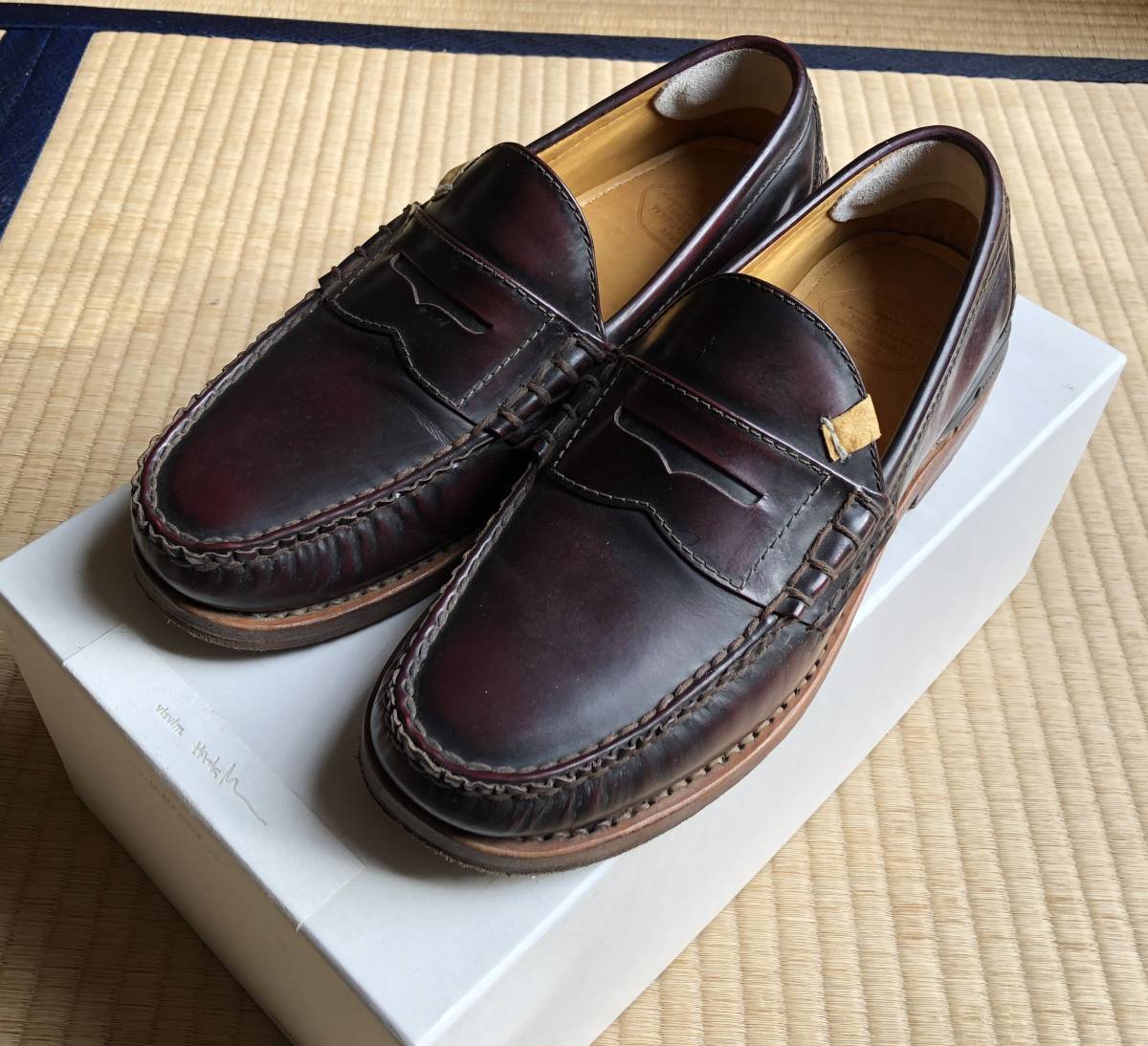 Visvim Fabro CG Folk Burgundy M8.5 ビズビム ヴィズヴィム ファブロ・フォーク サイズ8.5 26.5cm相当 ホーウイン社レザー の落札情報詳細| ヤフオク ...