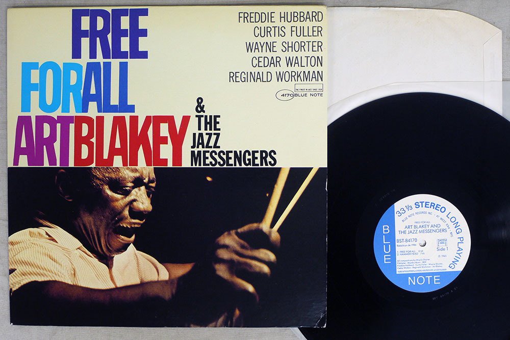 仏 ART BLAKEY & THE JAZZ MESSENGERS/FREE FOR ALL/BLUE NOTE BST-84170の落札情報詳細 - Yahoo!オークション落札価格検索 ...