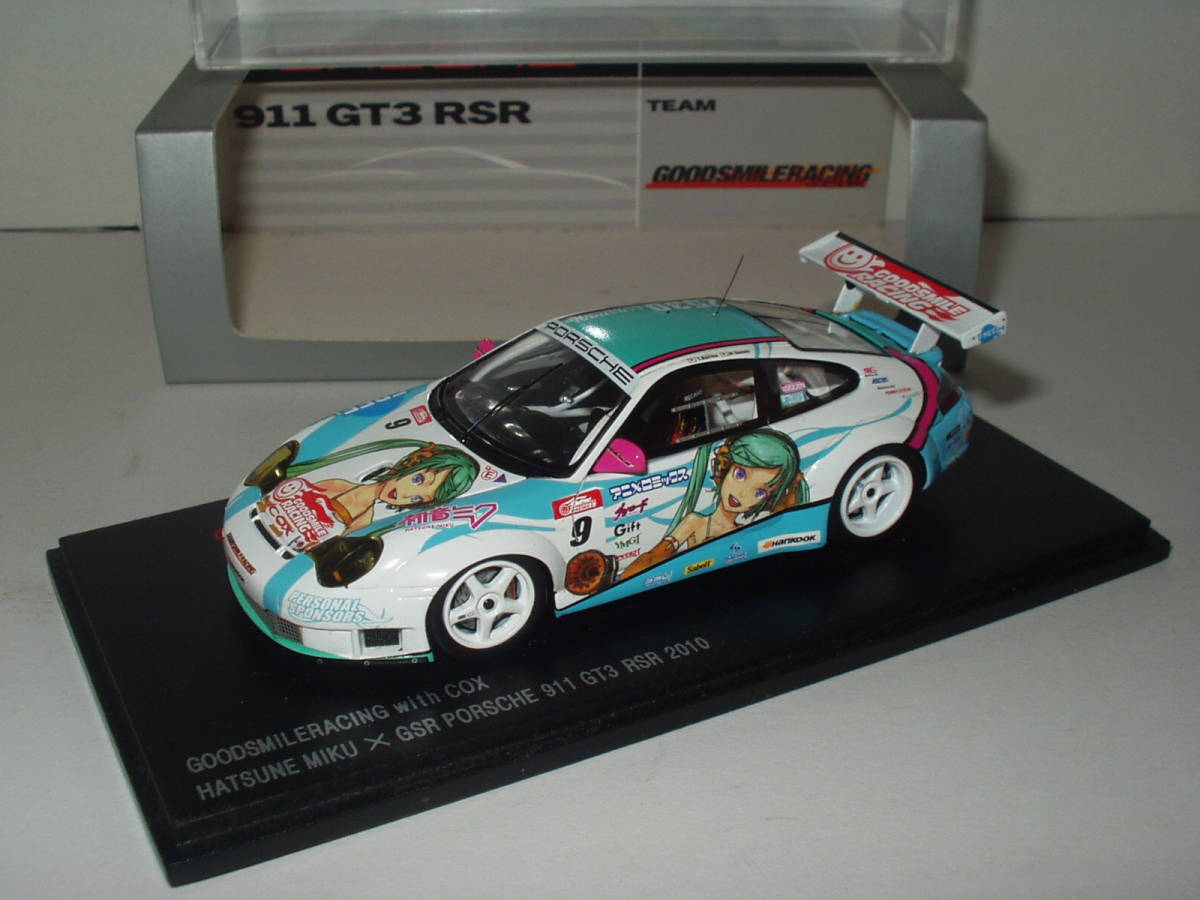 Spark HATSUNE MIKU × GSR Porsche 911 GT3 RSR #9 Goodsmile Racing 2010 ...