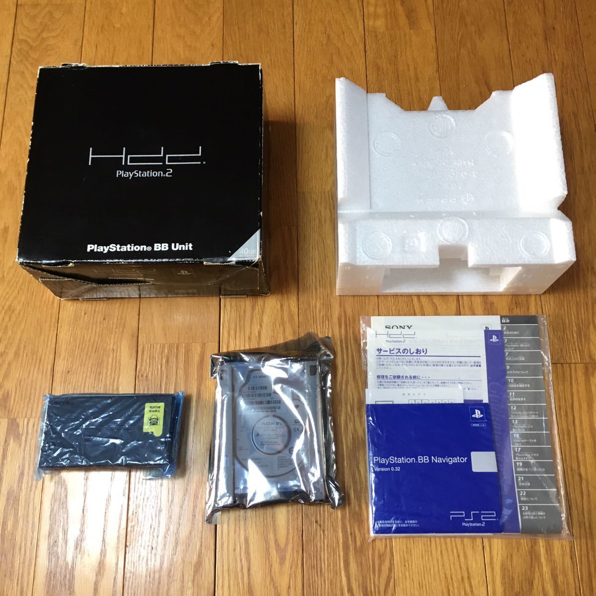 PS2 HDD PlayStation BB Unit EXPANSION BAYタイプ 40GB & PlayStation BB ...