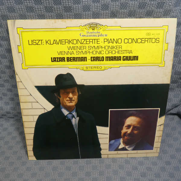 VA163 1039/ジュリーニ指揮/ベルマン「リスト：ピアノ協奏曲 第1番/第2番」LP(アナログ盤)の落札情報詳細 - ヤフオク落札価格 ...
