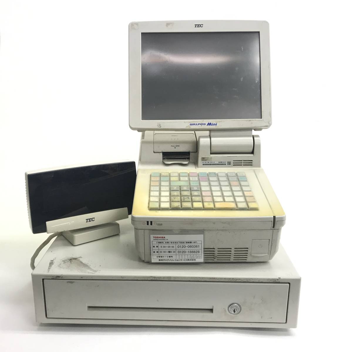 TEC QT-200/LIU-QT200/HS-580-U-24S プリンタ 一体型POSターミナル WILLPOS-Mini/ウィルポス・ミニ SSD有り/初期化OK！ の落札情報詳細 ...