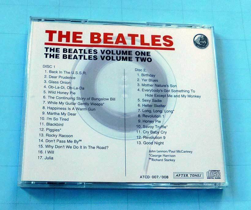★2枚組CD ビートルズ / THE BEATLES VOLUME ONE & TWO★BEATLES, オープンリール の落札情報詳細 ...