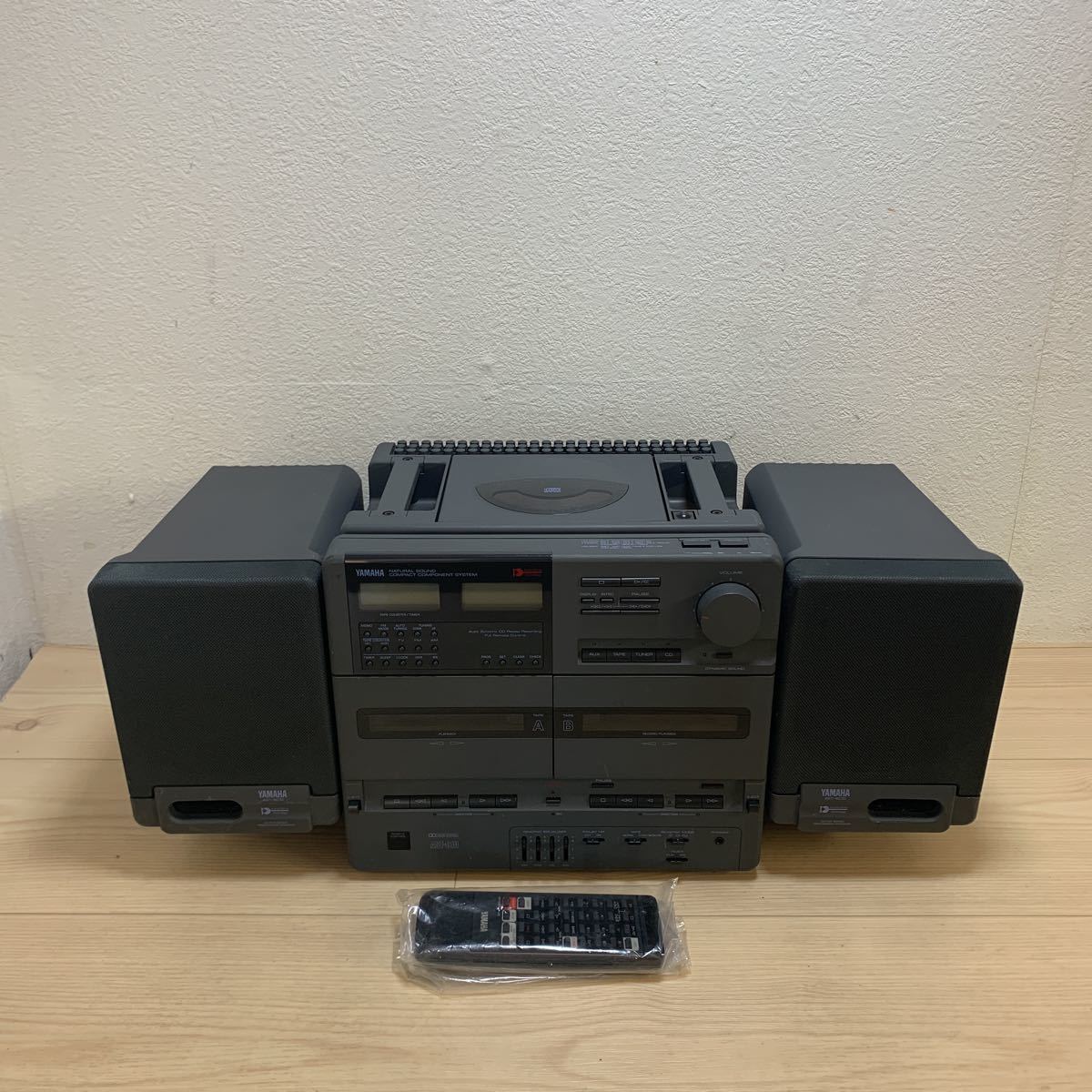 P927★ヤマハ YAMAHA AST-C10 スピーカー カセット デッキ オーディオ 機器 CD ラジカセ システムコンポ コンパクト ...
