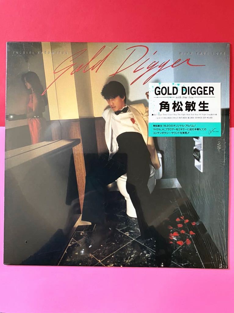 角松敏生「GOLD DIGGER～with true love～」(ゴールド・ディガー )1985年 第3版のシュリンク(透明のビニール)付き美品！35年前の当時のLP盤の落札情報詳細 ...