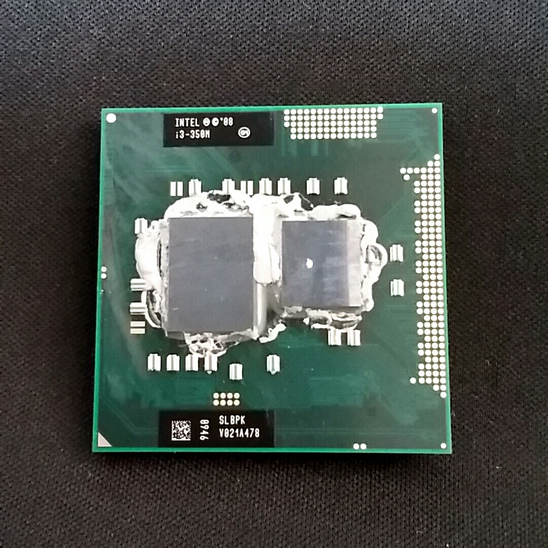 【やや傷や汚れあり】岐阜 即日発送 送料198円 ★ ノート用 CPU Intel Core i3-350M 2.26GHz ★ 確認済 管理 ...