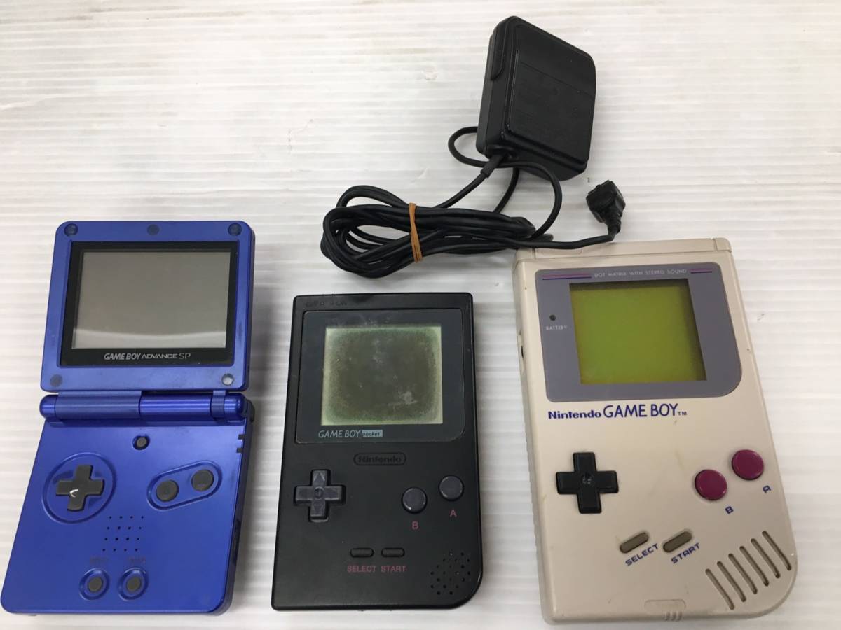 Nintendo/任天堂 GAME BOY DMG-01/GAME BOY poket MGB-001/GAMEBOY ADVANCE SP ...