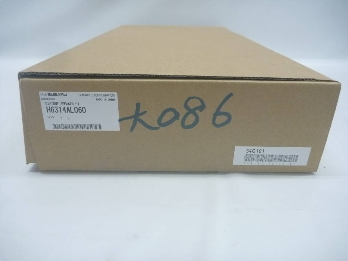 【新品】K3732 スバル DIATONEスピーカーFT H6314AL060 未使用品 欠品あり ダイヤトーン SUBARU 菅104の落札 ...