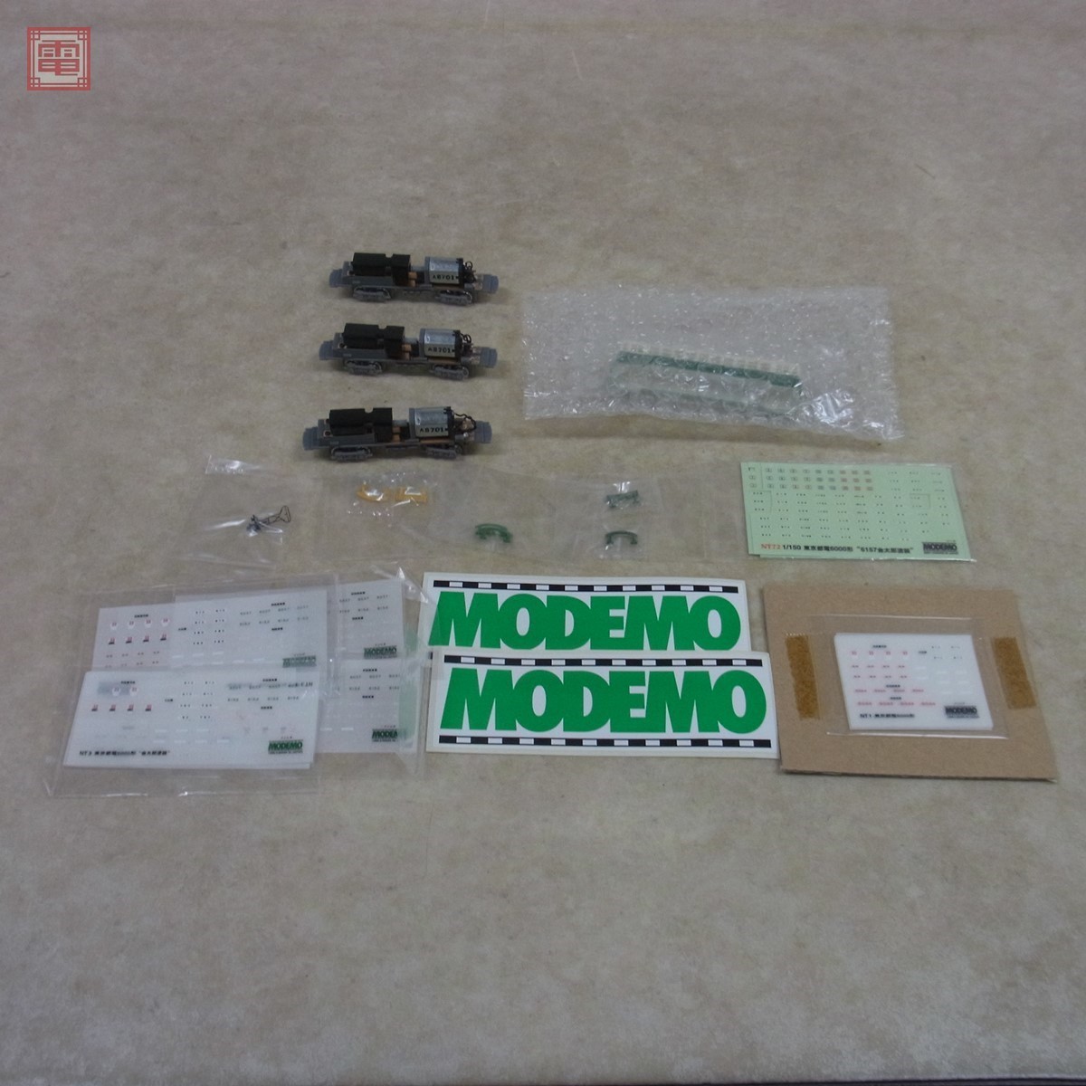 モデモ 東京都電 6000形 金太郎塗装 動力車/ボディ/デカール等 まとめset Nゲージ 鉄道模型 MODEMO 走行OK 現状品【10の落札情報詳細 - ヤフオク落札価格検索 オークフリー