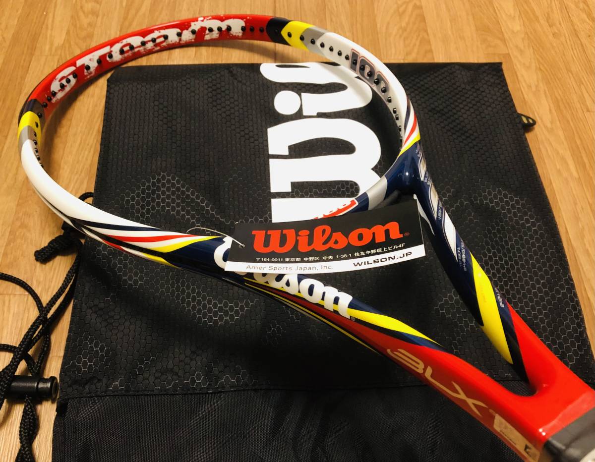 【未使用】送料込 未使用品 Wilson Steam 100 BLX 2012 ウィルソン スティーム 100 BLX 2012 ペトラ・クビ ...