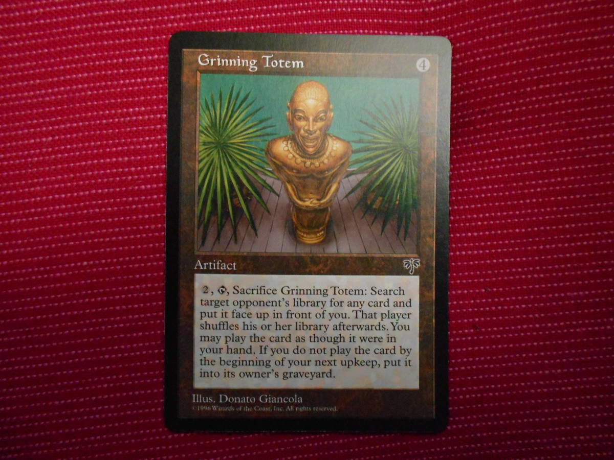 【未使用】[Mirage] MTG : Grinning Totem 英語版 黒枠の落札情報詳細 - ヤフオク落札価格検索 オークフリー