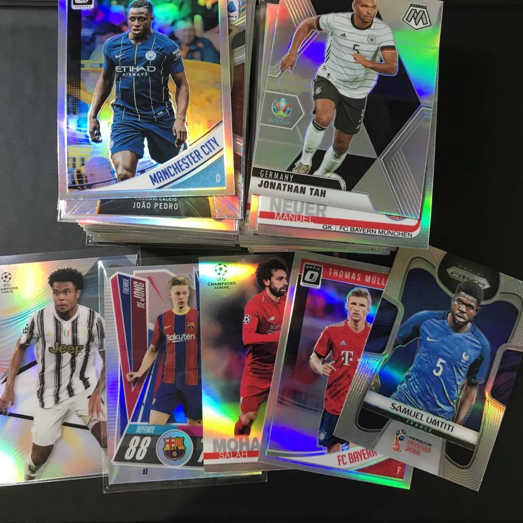 【未使用に近い】topps PANINI refractor 100枚セット finest EPL mosaic chrome ...